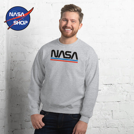 Sweat Homme NASA Gris - Logo officiel 🇺🇸