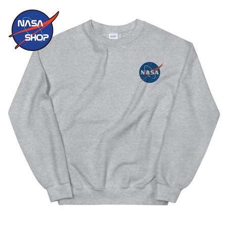 Sweat Homme NASA Gris - Logo officiel 🇺🇸