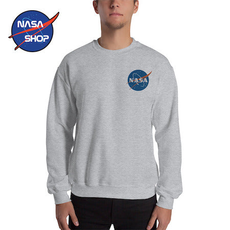 Sweat Homme NASA Gris - Logo officiel 🇺🇸